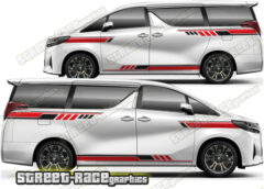 Toyota Alphard large graphics 020 - Street Race Graphics