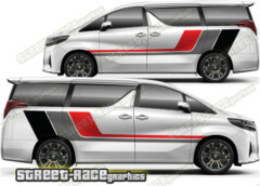 Toyota Alphard large graphics 030 - Street Race Graphics