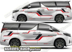 Toyota Alphard large graphics 034 - Street Race Graphics