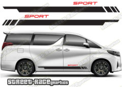 Toyota Alphard large graphics 020 - Street Race Graphics