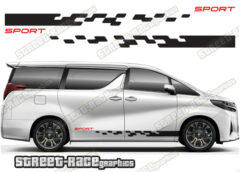Toyota Alphard large graphics 032 - Street Race Graphics