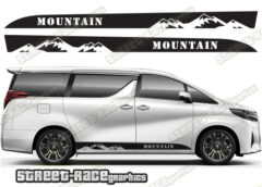 Toyota Alphard large graphics 019 - Street Race Graphics