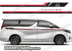 Toyota Alphard large graphics 004 - Street Race Graphics