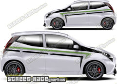 Toyota Aygo large graphics 007 - Street Race Graphics