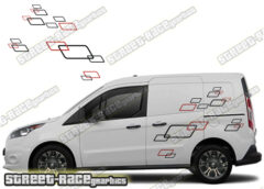 Ford Transit Connect 028 graphics - Street Race Graphics