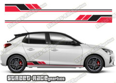 Vauxhall / Opel Corsa racing stripes 028 - Street Race Graphics
