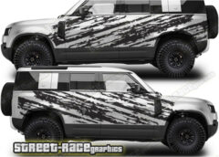 Land Rover Defender 110 008 - ripped graphics - Street Race Graphics