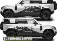 Land Rover Defender 110 073 - off road racing stripes - Street Race ...