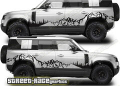 Land Rover Defender 110 066 - off road 4x4 racing stripes - Street Race ...