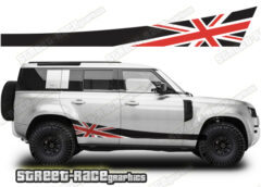 Land Rover Defender 110 072 - Union Jack - Street Race Graphics