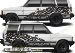 Land Rover Discovery 1-2 055 - racing stripes - Street Race Graphics