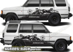 Land Rover Discovery 1-2 057 - racing stripes - Street Race Graphics