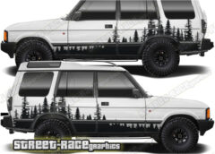 Land Rover Discovery 1-2 069 - 4x4 racing stripes - Street Race Graphics