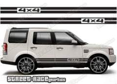 Land Rover Discovery 3-4 059 - 4x4 racing stripes - Street Race Graphics