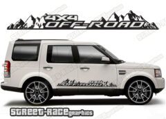 Land Rover Discovery 3-4 067 - off road 4x4 decals - Street Race Graphics