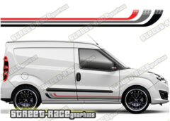 Vauxhall Combo racing stripes 034 - Street Race Graphics