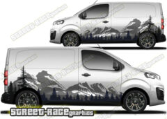 Citroen Dispatch graphics 042 - Mountain landscape - Street Race Graphics