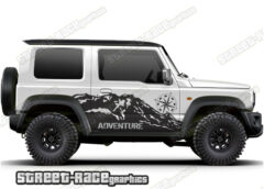 Suzuki Jimny 017 - Mountain adventure overland - Street Race Graphics
