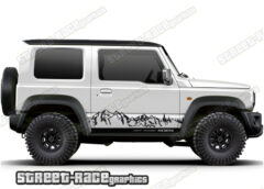 Suzuki Jimny 020 - Mountain graphics - Street Race Graphics