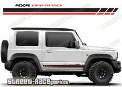 Suzuki Jimny 053 - racing stripes - Street Race Graphics