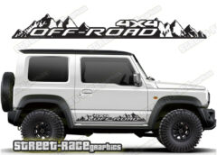 Suzuki Jimny 067 - off road 4x4 decals - Street Race Graphics