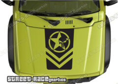 Suzuki Jimny bonnet / hood graphics 020 - Street Race Graphics