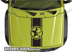 Suzuki Jimny bonnet / hood graphics 028 - Street Race Graphics
