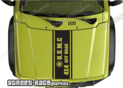 Suzuki Jimny bonnet / hood graphics 025 - Street Race Graphics