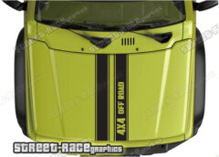Suzuki Jimny bonnet / hood graphics 040 - Street Race Graphics