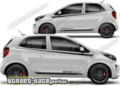 Kia Picanto large graphics 011 - Street Race Graphics