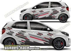 Kia Picanto large graphics 017 - Street Race Graphics