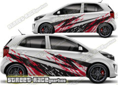 Kia Picanto large graphics 020 - Street Race Graphics