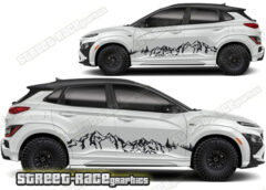 Hyundai Kona 020 - Mountain graphics - Street Race Graphics