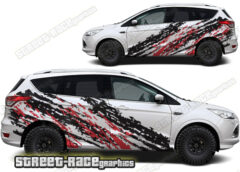 Ford Kuga 008 - ripped graphics - Street Race Graphics