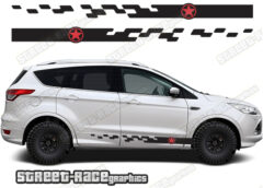 Ford Kuga 055 - racing stripes - Street Race Graphics