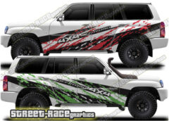 Nissan Patrol 067 - off road 4x4 decals - Street Race Graphics