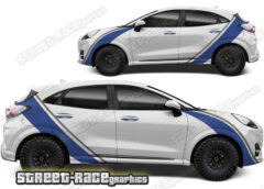 Ford Puma 053 - racing stripes - Street Race Graphics