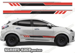 Ford Puma 056 - racing stripes - Street Race Graphics