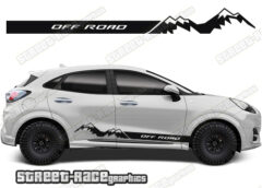 Ford Puma 061 - off road racing stripes - Street Race Graphics