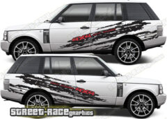 Range Rover 3-4 007 - ripped graphics - Street Race Graphics