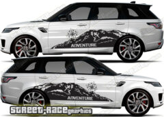 Range Rover 5 044 - Retro stripes - Street Race Graphics