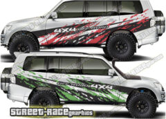Mitsubishi Shogun 025 - Forest overland graphics - Street Race Graphics