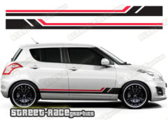 Suzuki Swift racing stripes - Street Race Graphics