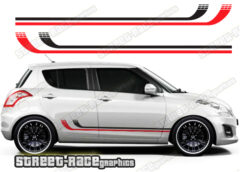 Suzuki Swift racing stripes - Street Race Graphics