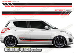 Suzuki Swift racing stripes - Street Race Graphics