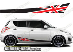 Suzuki Swift racing stripes - Street Race Graphics