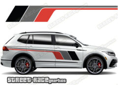 Volkswagen Tiguan graphics - Street Race Graphics