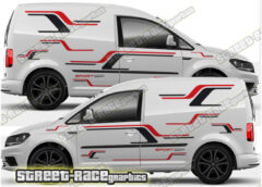 VW Caddy van decals graphics