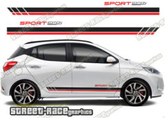 Hyundai Grand i10 racing stripes 022
