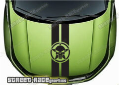 Land Rover bonnet / hood graphics 035 - PUNISHER - Street Race Graphics